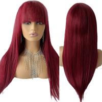 China Virgin Cuticle Aligned Bone Straight Human Hair Wigs 12A Remy Hair No Shedding Smooth for sale