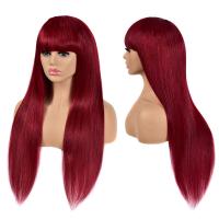 China Virgin Cuticle Aligned Bone Straight Human Hair Wigs 12A Remy Hair No Shedding Smooth for sale