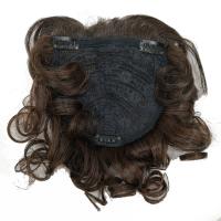 China Full Coverage and Curly Style Remy Hair Toppers with Brazilian Natural Human Hair for sale