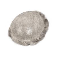 China Left Design Super Thin Skin Human Mirage Male Pubic Hair Patch Hairpieces for Men for sale