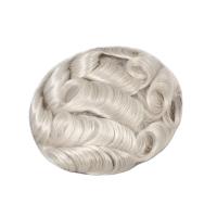 China Right Toupee Design Russian Hand Tied Full Scalp HD Lace Human Hair System Wig Virgin Hair for sale
