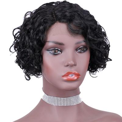 China Affordable Brazilian Human Hair T Part Frontal Lace Wigs for Small/Large/Average Size for sale