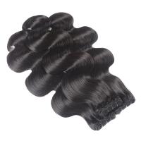 China 12A Grade Double Drawn Weft Cambodian Peruvian Mink Brazilian Body Wave Human Hair Bundles for sale