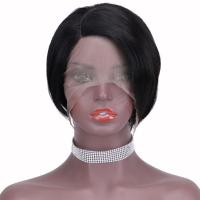 China Affordable Brazilian Human Hair T Part Frontal Lace Wigs for Small/Large/Average Size for sale