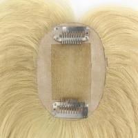 China TP29 Hair Toppers Platinum Blonde 613 Color One Piece Clip In Toupee for Thinning Hair for sale
