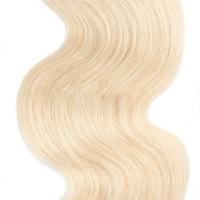 China Longest Hair Ratio 55% Halo Vietnamese Virgin Raw Natural 613 Honey Blonde Curly Hair for sale