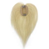 China Top Human Hair Crystal Bride Long Silk Base Blonde Toupee for Wedding Women Fringe Clip for sale