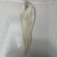 China Virgin Hair 22 Inch 60 Blond Free Parting Monofilament Raw Hair Women Topper Small Root for sale