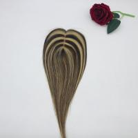 China 0.2KG Natural Blonde Hand Tied Weft Virgin Human Hair Topper for Women Brazilian Hair for sale