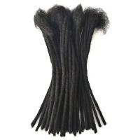 China Human Hair Extention Dreadlocks Style with Curly Ends Black Hair Style Dreadlocks for sale