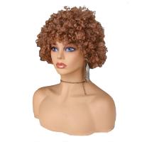 China Soft Texture Pixie Cut Wig Natural Remy Human Hair Short Curly Pre Plucked with Bangs for sale