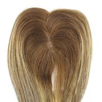 China Ladies European Rooted Ombre Hairpiece Human Hair Toppers Clip In Toupee for Woman for sale