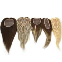 China Ladies European Rooted Ombre Hairpiece Human Hair Toppers Clip In Toupee for Woman for sale
