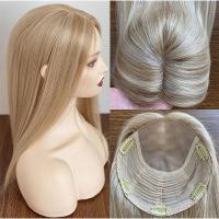 China Real Virgin Human Hair Toppers for Women Cuticle Aligned European Jewish Hair Pieces for sale