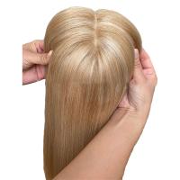 China Real Virgin Human Hair Toppers for Women Cuticle Aligned European Jewish Hair Pieces for sale