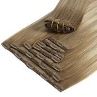 China 100% Top Human Hair Kinky Straight Raw Clip In Natural Real Hair Extensions for sale