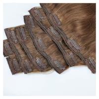 China 100% Top Human Hair Kinky Straight Raw Clip In Natural Real Hair Extensions for sale