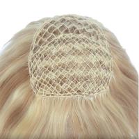 China European Virgin Human Hair Fishnet Wedding Hair Pieces Toupee Hair Toppers Clip in Supply for sale