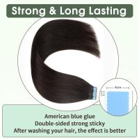 China 100% Remy Raw Human Hair Tape-In Hair Extension from with 60% Longest Hair Ratio for sale