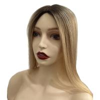 China European Hair Pieces for Women Integration Natural Black/Dark Brown/Mocca Brown Hair for sale