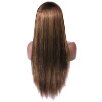 China None Lace Wigs 10-26 Inch P4/27 Women Wig Full Machine Made Human Hair Wigs With Bangs for sale