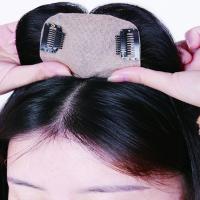 China Virgin Hair European 3x5 Silk Top Base 130 Density Straight Human Hair Topper for Women for sale