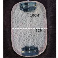 China Virgin Hair European 3x5 Silk Top Base 130 Density Straight Human Hair Topper for Women for sale