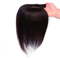 China Virgin Hair European 3x5 Silk Top Base 130 Density Straight Human Hair Topper for Women for sale