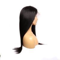 China 200% Density Bone Straight HD Natural Transparent Lace Frontal Brazilian Human Hair Wigs for sale