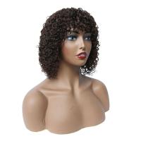 China Swiss Lace Base Short Pixie Cut Wigs for Black Women Raw Brazilian Virgin Afro Curly for sale