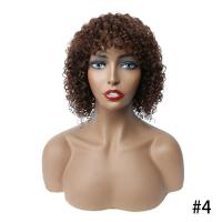 China Swiss Lace Base Short Pixie Cut Wigs for Black Women Raw Brazilian Virgin Afro Curly for sale