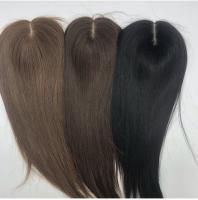 China Women's Straight Silk Base Toupee with Swiss Lace Frontal Closure and Hair Topper for sale