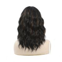 China None Lace Wigs Short Water Wave Brazilian Remy Human Hair BOB Wigs for Black Women for sale