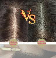 China Women's Straight Silk Base Toupee with Swiss Lace Frontal Closure and Hair Topper for sale
