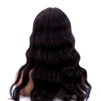 China Machine Made 100% Virgin Cuticle Aligned Human Hair Loose Wave Curly Blunt Bangs Wig for sale