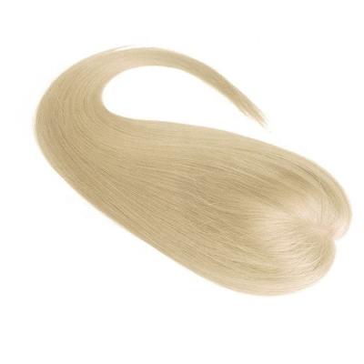China European Hair Full Cuticle Free Part Silk Base Clip In Human Hair Topper for Women for sale