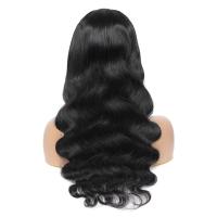 China 150% Density Brazilian Remy Body Wave Hair U Part Wigs Middle Open for Black Women for sale