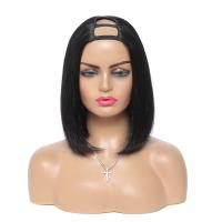 China 150% Density Brazilian Remy Body Wave Hair U Part Wigs Middle Open for Black Women for sale