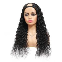 China U Part Brazilian Virgin Machine Made Wig Vendor Soft and Shiny No Tangle Average Size for sale