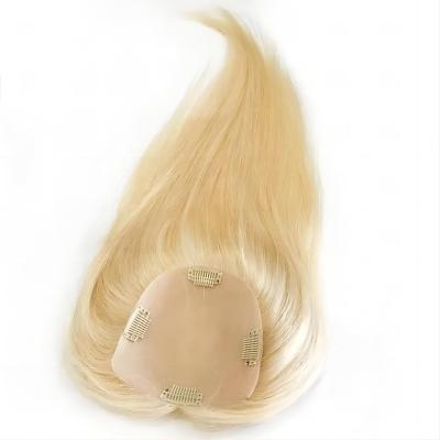 China 130% Density Virgin Raw Hair Silk Base Human Hair Lace Closure Toupee for Women Straight for sale