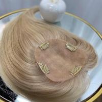 China 130% Density Virgin Raw Hair Silk Base Human Hair Lace Closure Toupee for Women Straight for sale