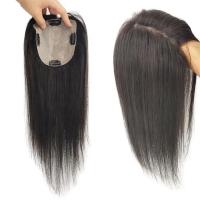 China 130% Density Virgin Raw Hair Silk Base Human Hair Lace Closure Toupee for Women Straight for sale