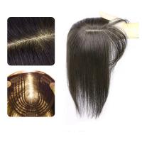 China 90% Density Straight Toupee Clip In Natural Human Hair Topper Wigs for Women for sale