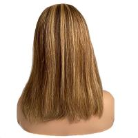 China 12a Double Drawn Short Bob Human Hair Wig Virgin Hair Yes Advantage Soft Shiny No Shedding No Tangle for sale