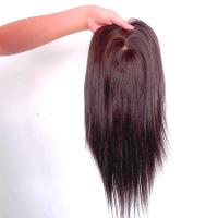 China Silk Base Human Hair Toppers Lace Toupee for Women Virgin Hair Straight Toppers for sale