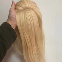 China 100% Human Hair Topper for Women Natural Silk Base Toupee in Straight Style for sale
