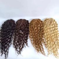 China 100% Human Hair Topper for Women Natural Silk Base Toupee in Straight Style for sale
