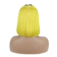 China Raw Virgin Transparent HD Lace Frontal Human Hair Wig 100% Bob Wig Remy Hair 250g-450g for sale