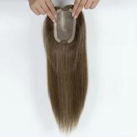 China European Hair Styling 14 Inches Outlet Mono Topper for Women Human Hair for sale