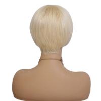 China Lace Front Wigs 613 Blond Color Peruvian Short Bob Human Hair Wigs for Black Women for sale